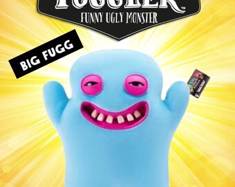 Fuggler Bigg Fugg Mr Buttons Soft Toy - 45cm Brand New! - Etsy