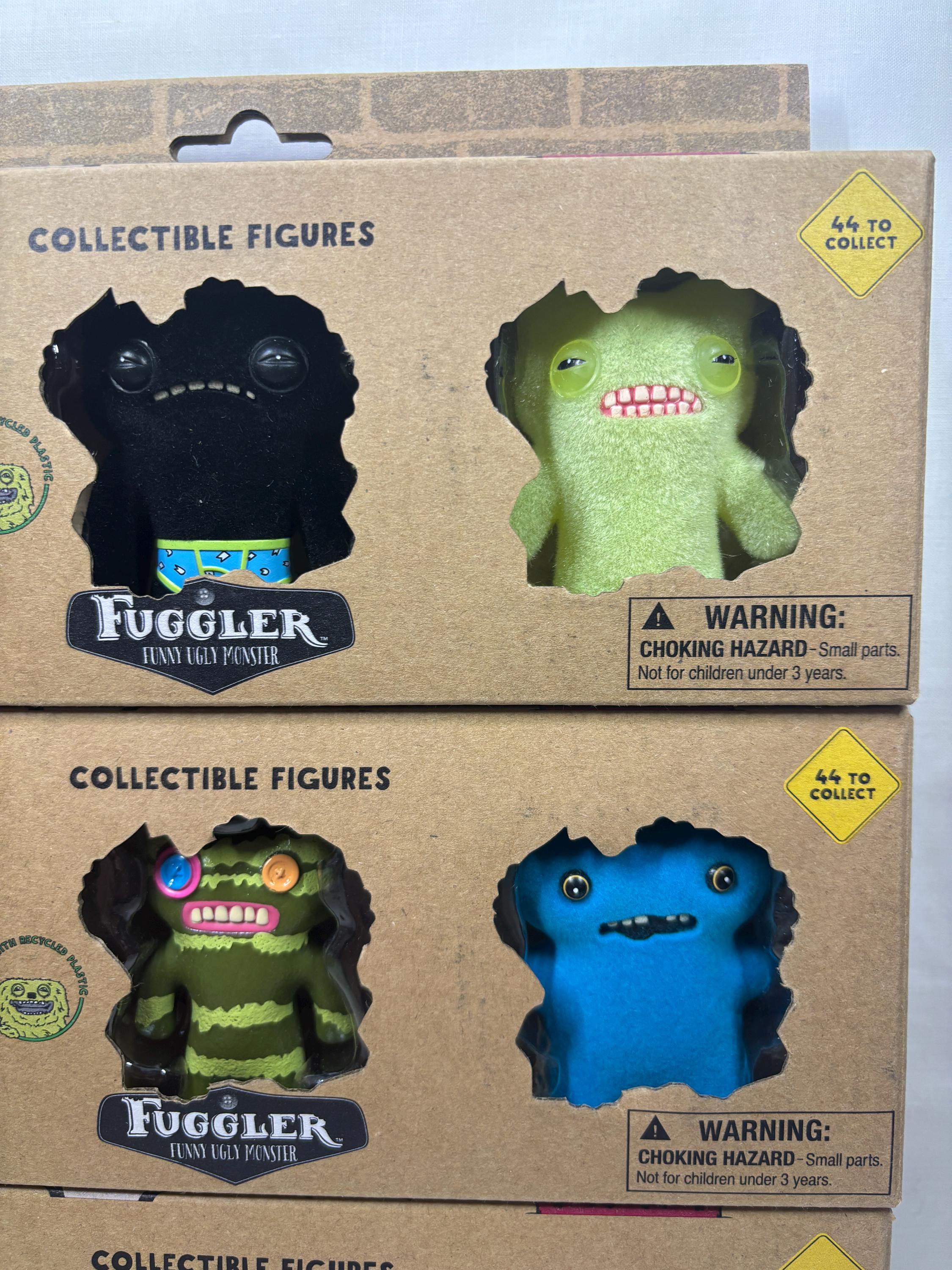 3 X 3 Packs (9 in Total) Fuggler Funny Ugly Monster Collectible Figures ...