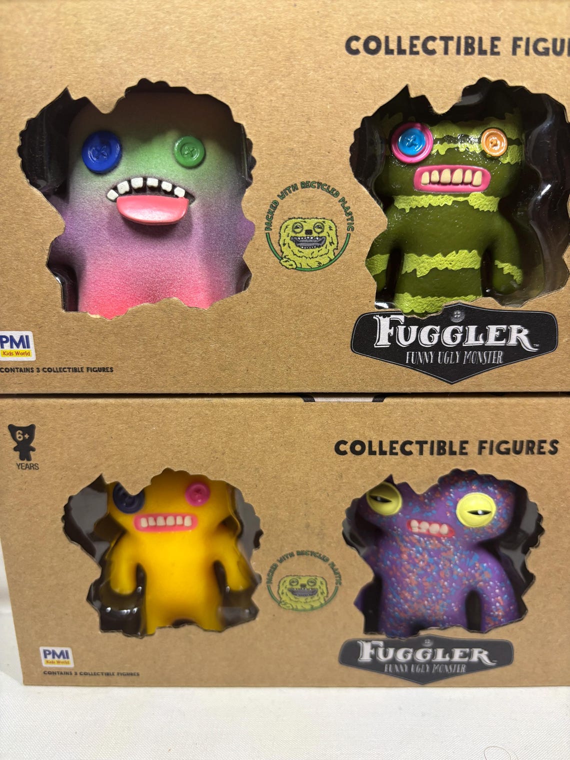 3 X 3 Packs (9 in Total) Fuggler Funny Ugly Monster Collectible Figures ...
