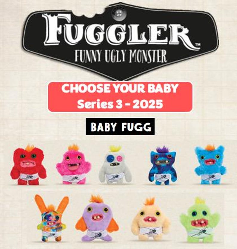 Choose Your Baby Fuggs - SERIES 3 2025 - Fugglers - Brand NEW - Etsy
