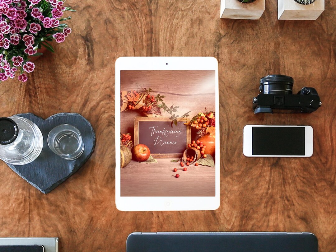Comprehensive Thanksgiving Digital Planner - Editable Holiday Organizer ...