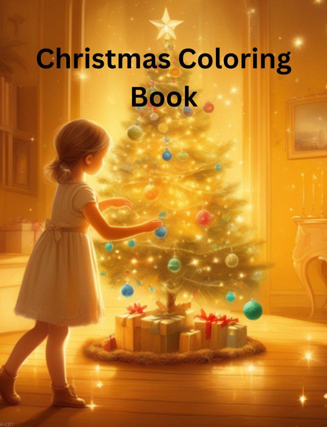 A Magical Christmas: Coloring Pages for Little Artists - 25 Page PDF ...