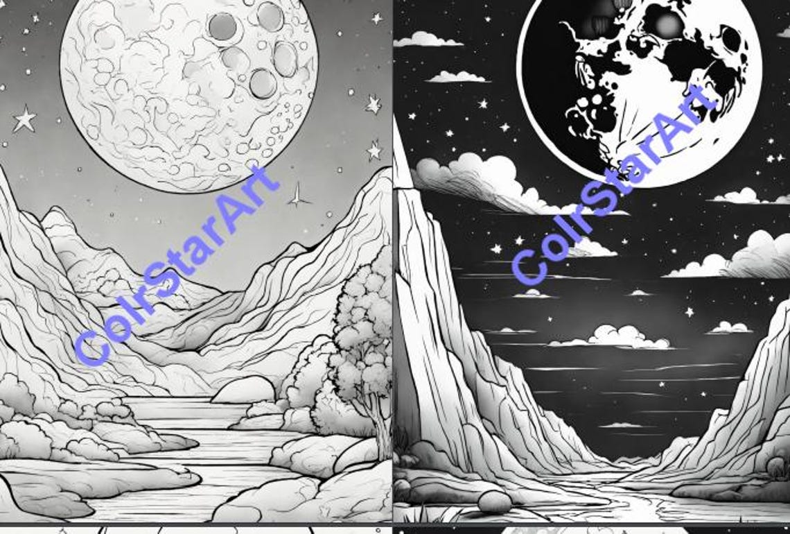 Explore the Universe: A Solar System Coloring Adventure - 24 Page PDF ...