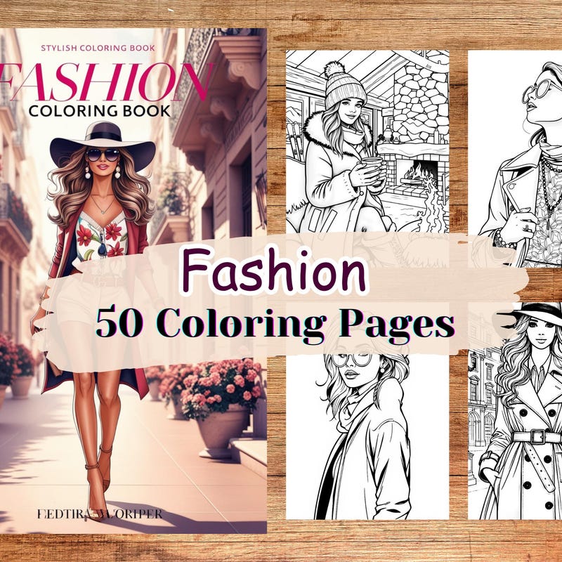 Modern Woman Coloring Book - Etsy UK
