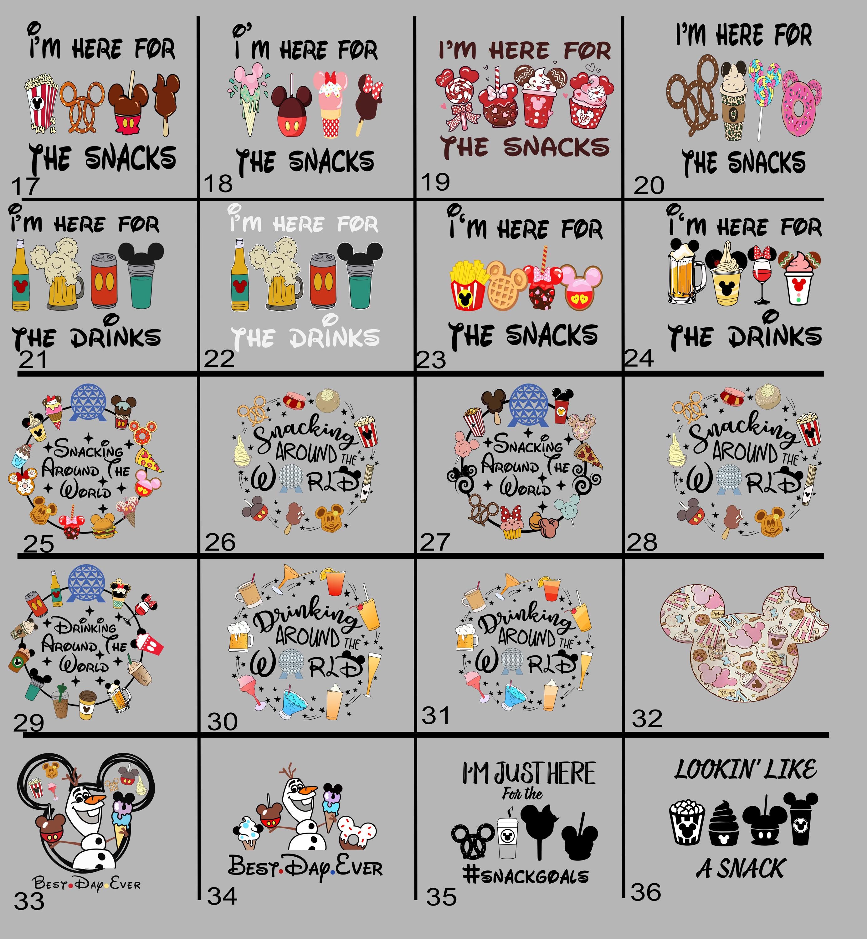 Epcot Tour DTF , Heat Press Disney Epcot, Snacking Disney ,disney ...