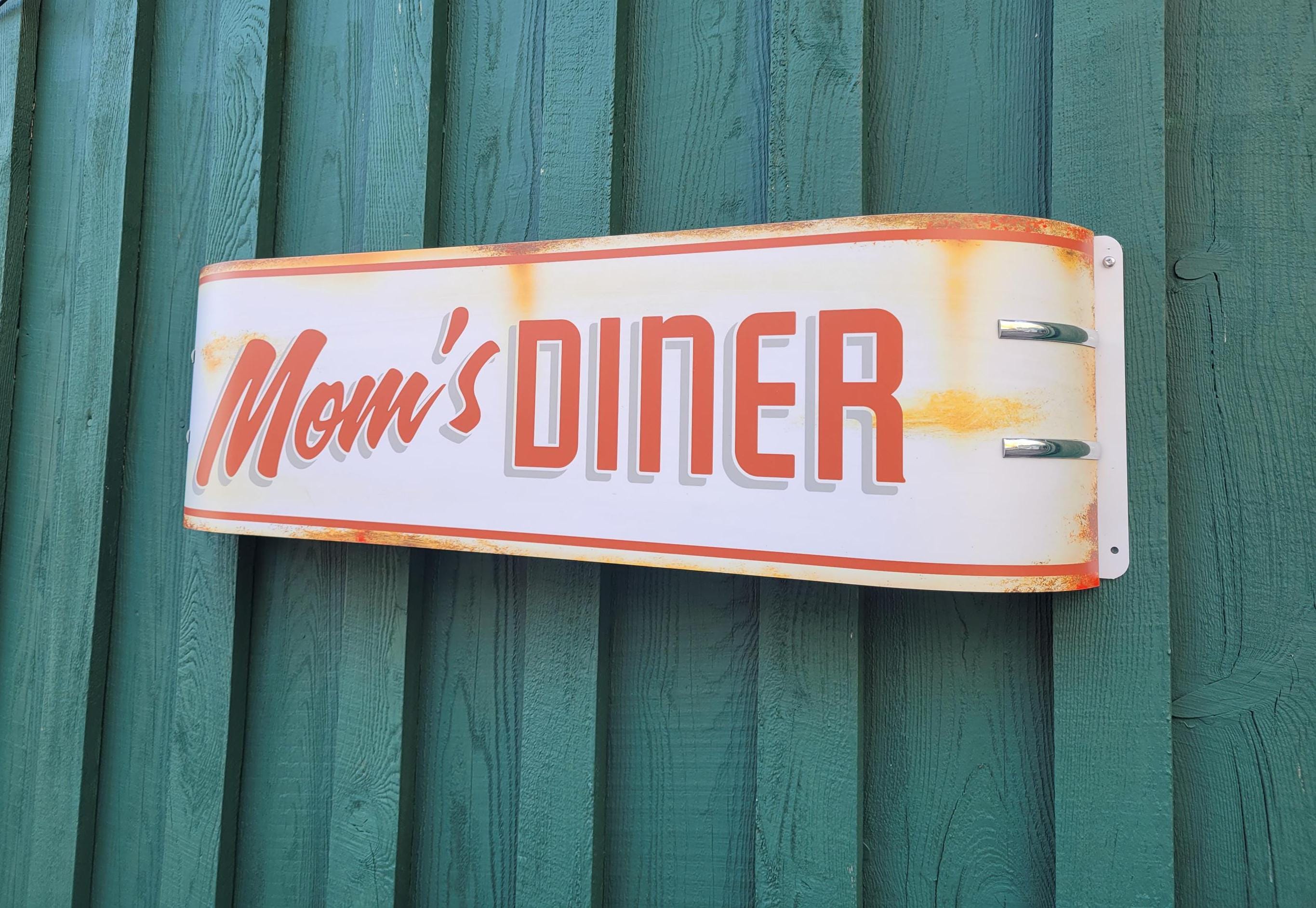 Mom's Diner Sign Marquee Customizable - Etsy