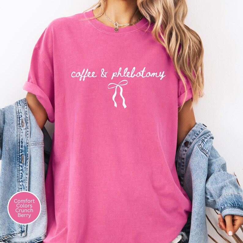 Phlebotomy Comfort Colors Shirt, Phleb Tech Tshirt, Gift for ...