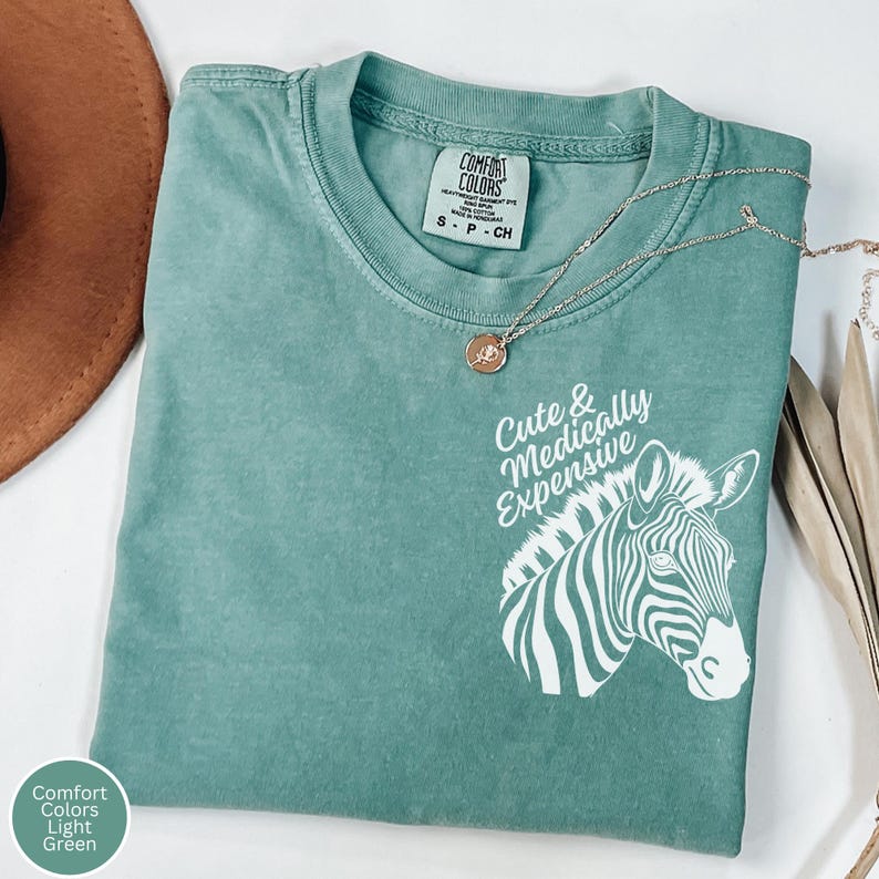 Funny Medically Expensive Zebra Rare Disease Comfort Colors Shirt ...