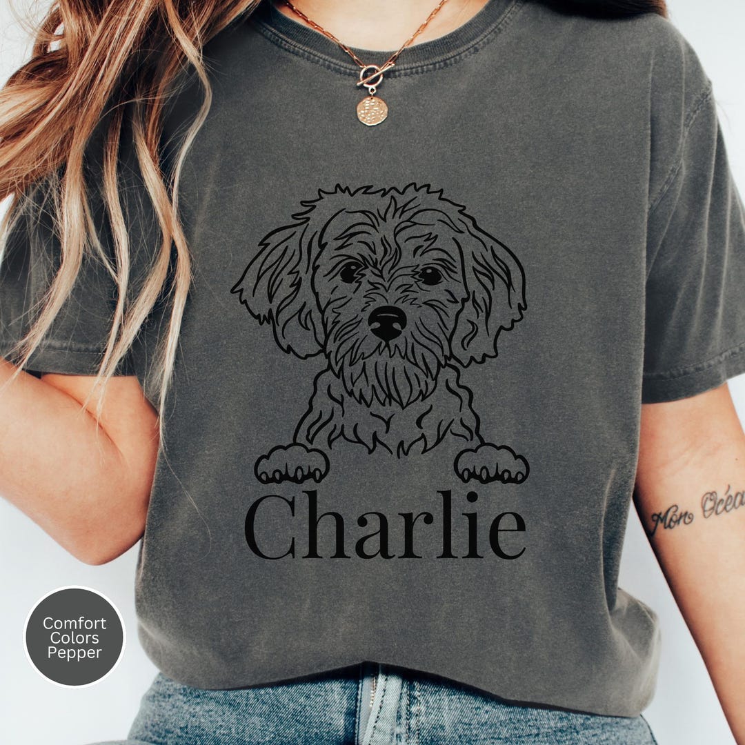 CUSTOM Name Cavapoo Tshirt, Cavapoo Shirt, Cavapoo Christmas Gift ...