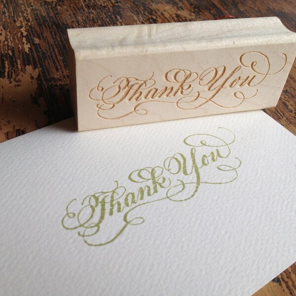 Thank You Stamp - Etsy