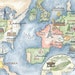 Watercolor Medium Travel Map DIY Print at Home or Order - Etsy