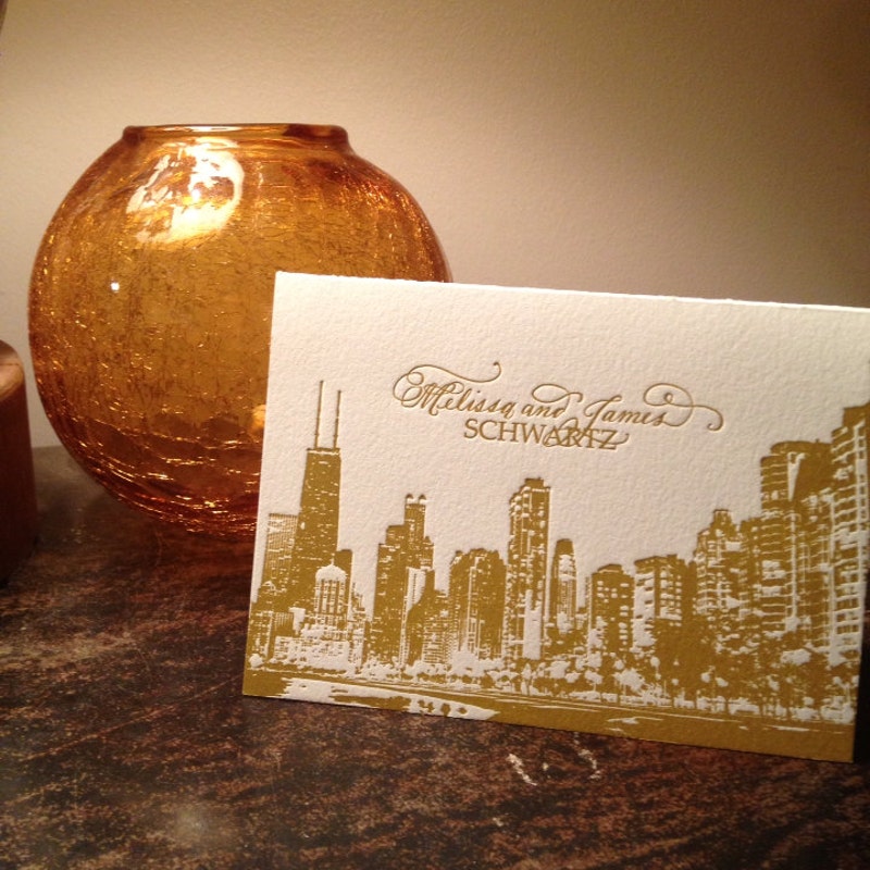Chicago Card - Etsy