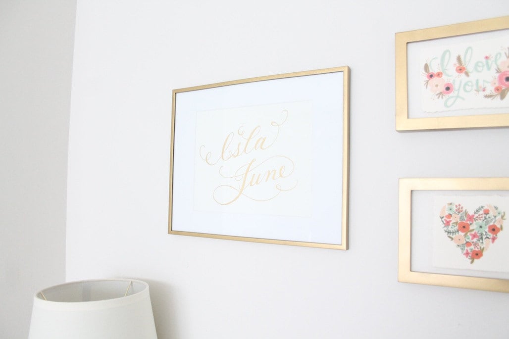 Personalized Calligraphy Name Print for Framing by Robyn Love FREE ...