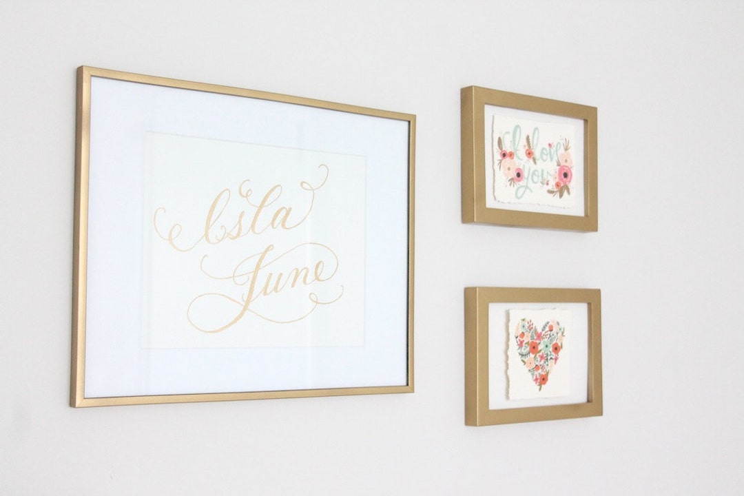 Personalized Calligraphy Name Print for Framing by Robyn Love FREE ...