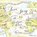 Watercolor Medium Travel Map DIY Print at Home or Order - Etsy
