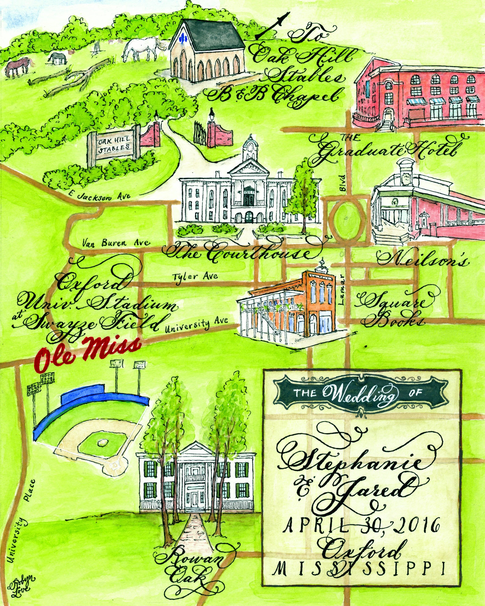 Biddle Mansion, Tarrytown New York Venue Wedding Map by Robyn Love ...