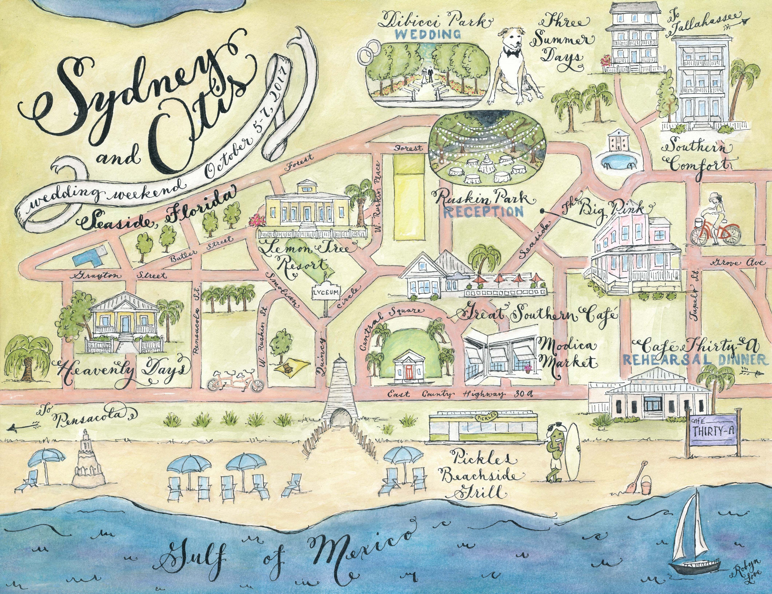 Biddle Mansion, Tarrytown New York Venue Wedding Map by Robyn Love ...