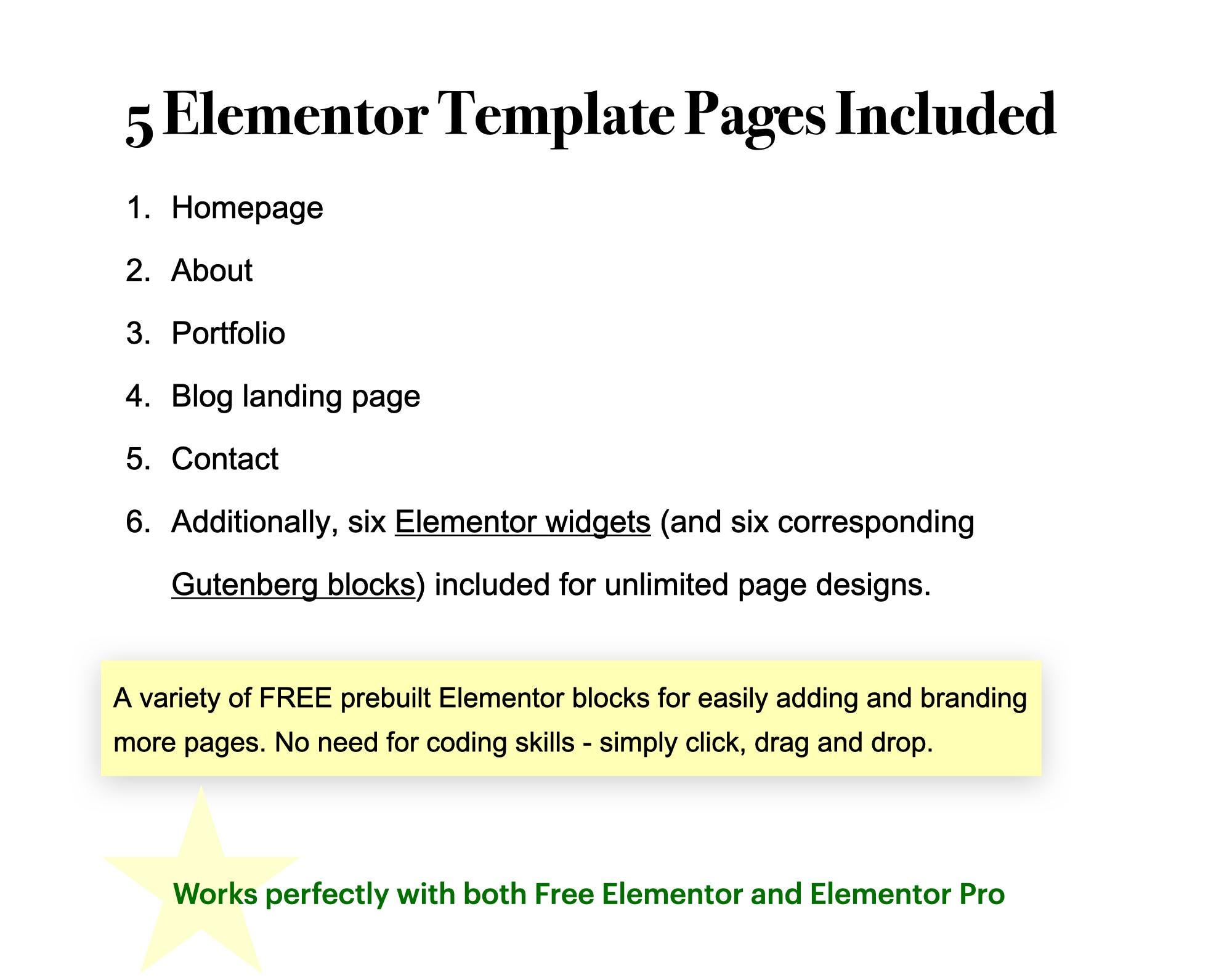 Tutor Elementor Template for School Trainer Academy Blogger Portfolio ...