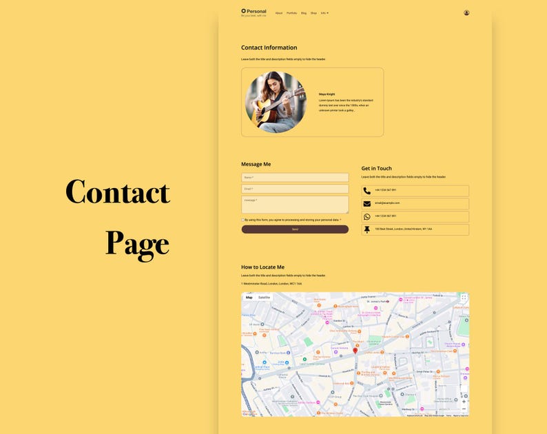 Tutor Elementor Template for School Trainer Academy Blogger Portfolio ...