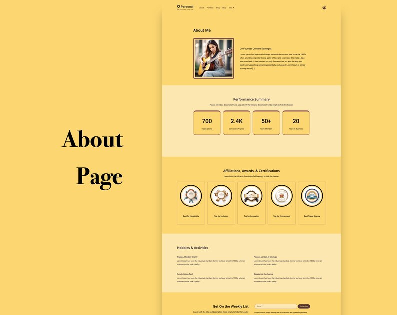 Tutor Elementor Template for School Trainer Academy Blogger Portfolio ...