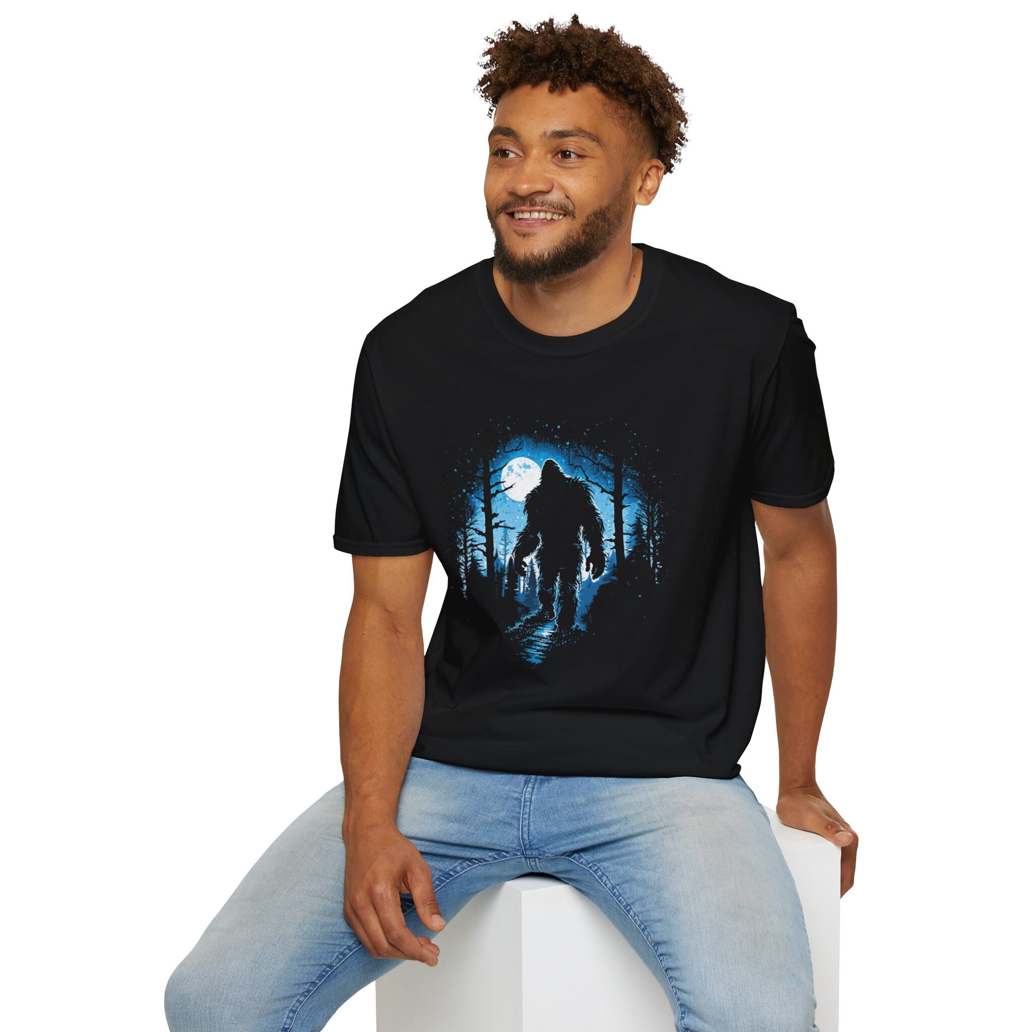 Bigfoot by Moonlight, Bigfoot, Bigfoot T-shirt, Bigfoot T-shirts ...