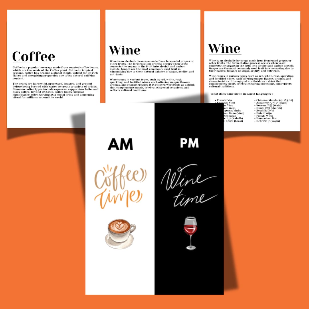 AM PM Coffee Definition, Am Pm Sign, Printable Wall Art, Coffee Sign ...