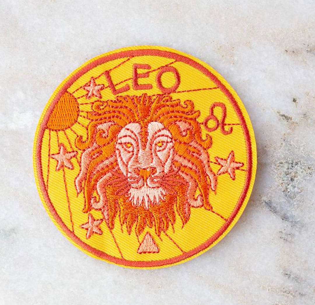 Leo Zodiac Astrology Iron on Patch - Etsy