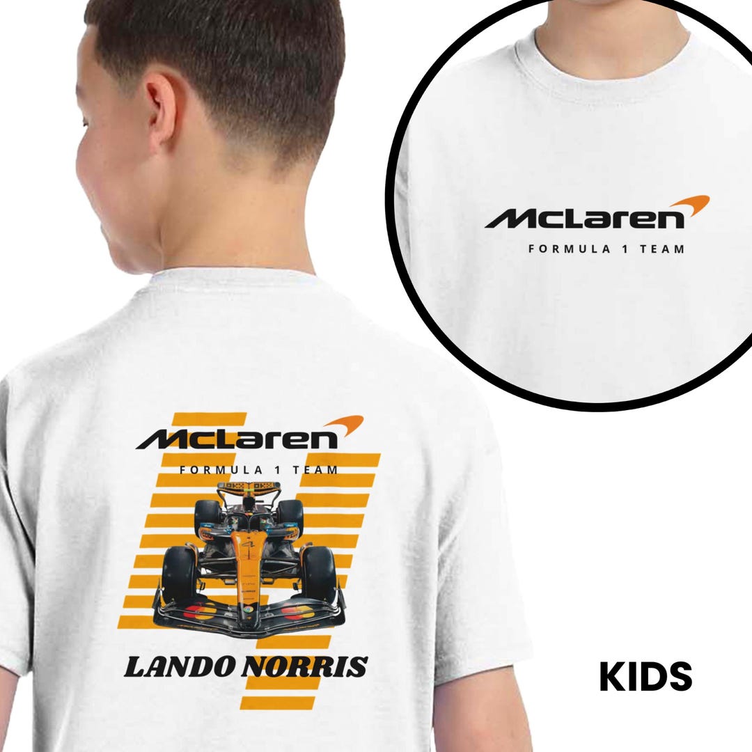 Lando Norris 4 Mclaren F1 2025 Kids Unisex T-shirt | Formula 1 Children ...