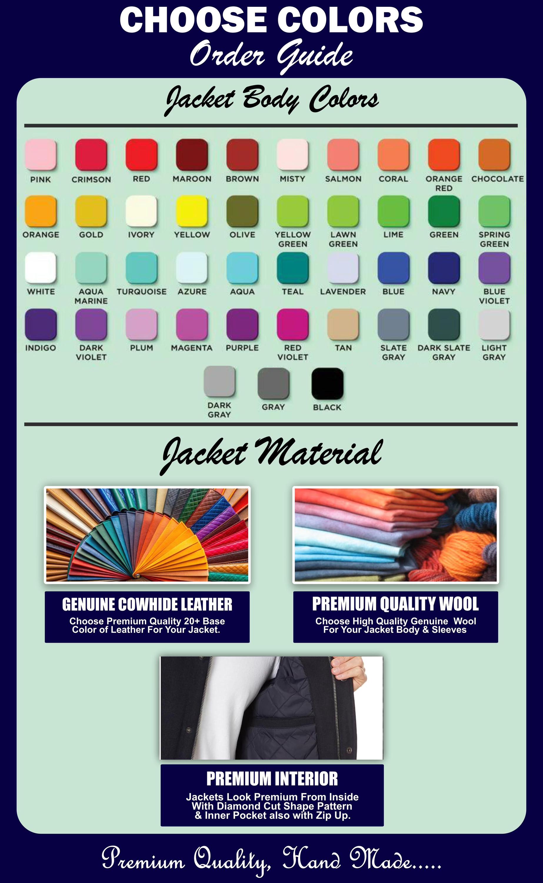 Design Your Own Varsity Letterman Jacket With Embroidery & Chenille ...