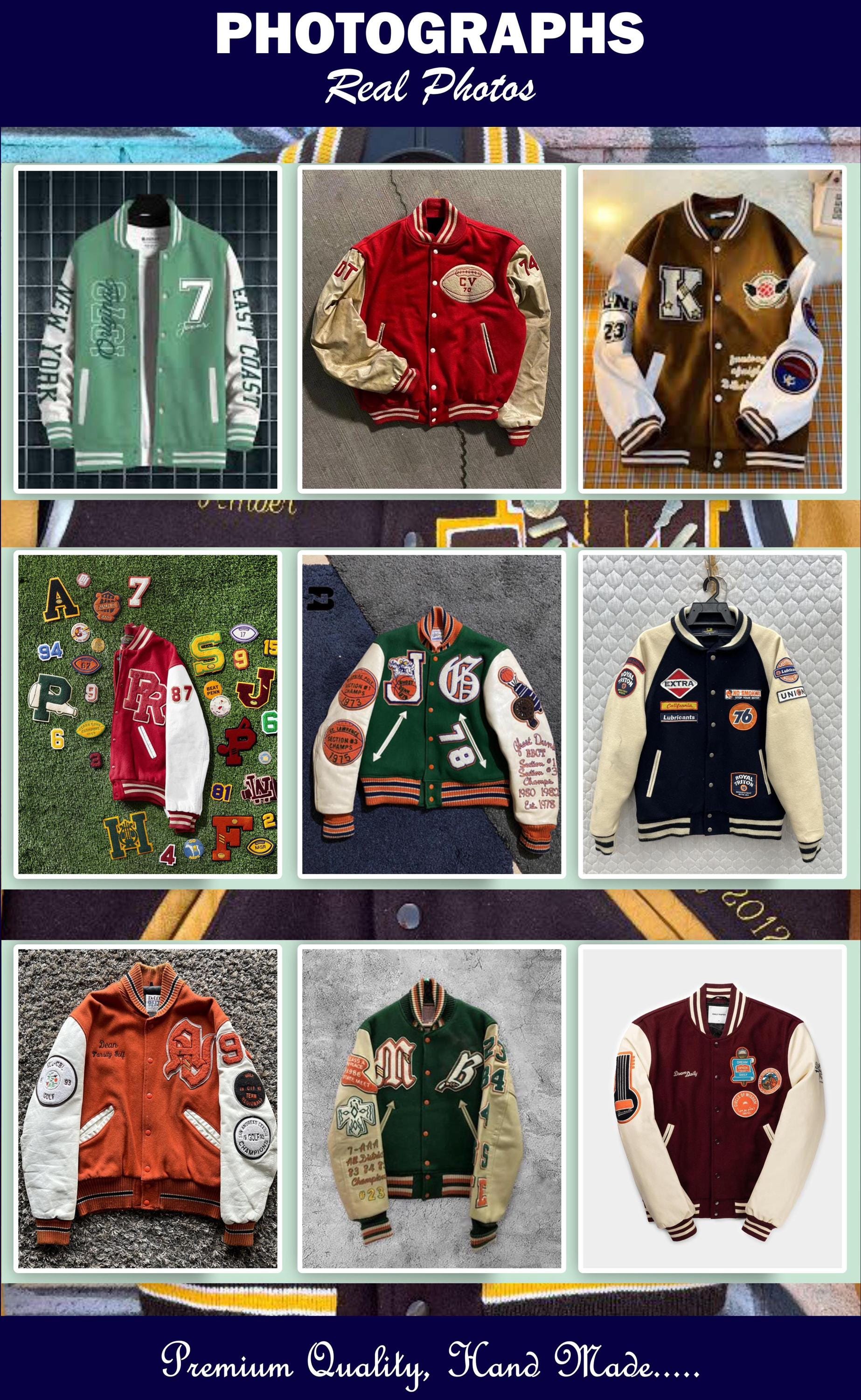 Design Your Own Varsity Letterman Jacket With Embroidery & Chenille ...