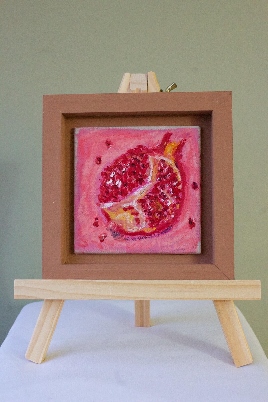 Oil Pastels /palestine / Original Art /mediterranean Fruits / Patterns ...