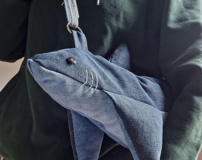 Jark Bag (jean Shark) - Etsy