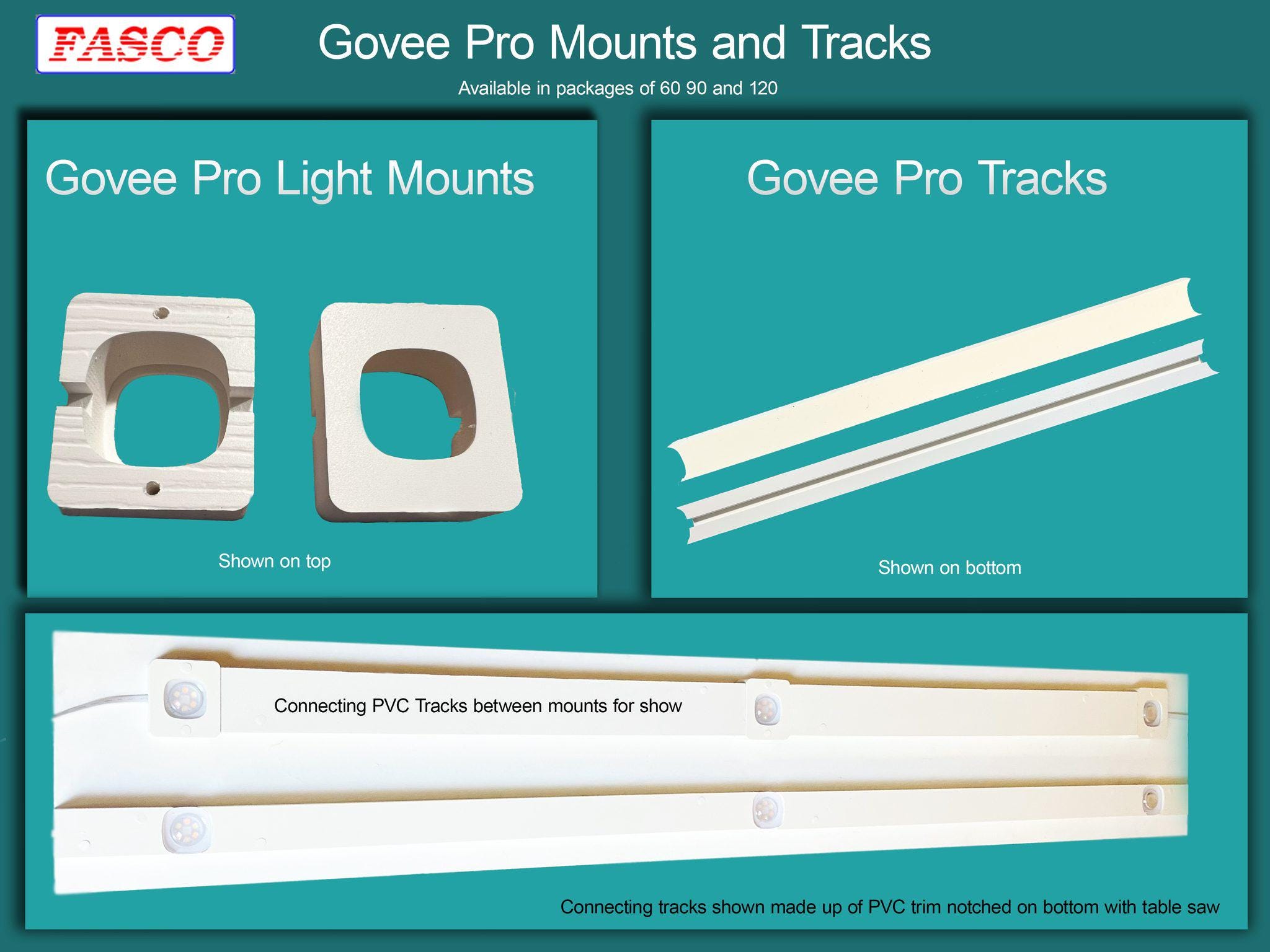 Fasco Light Clips for Govee Pro Permanent Lights - Etsy