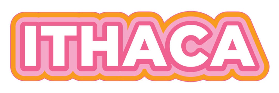 Ithaca Die Cut Sticker - Etsy