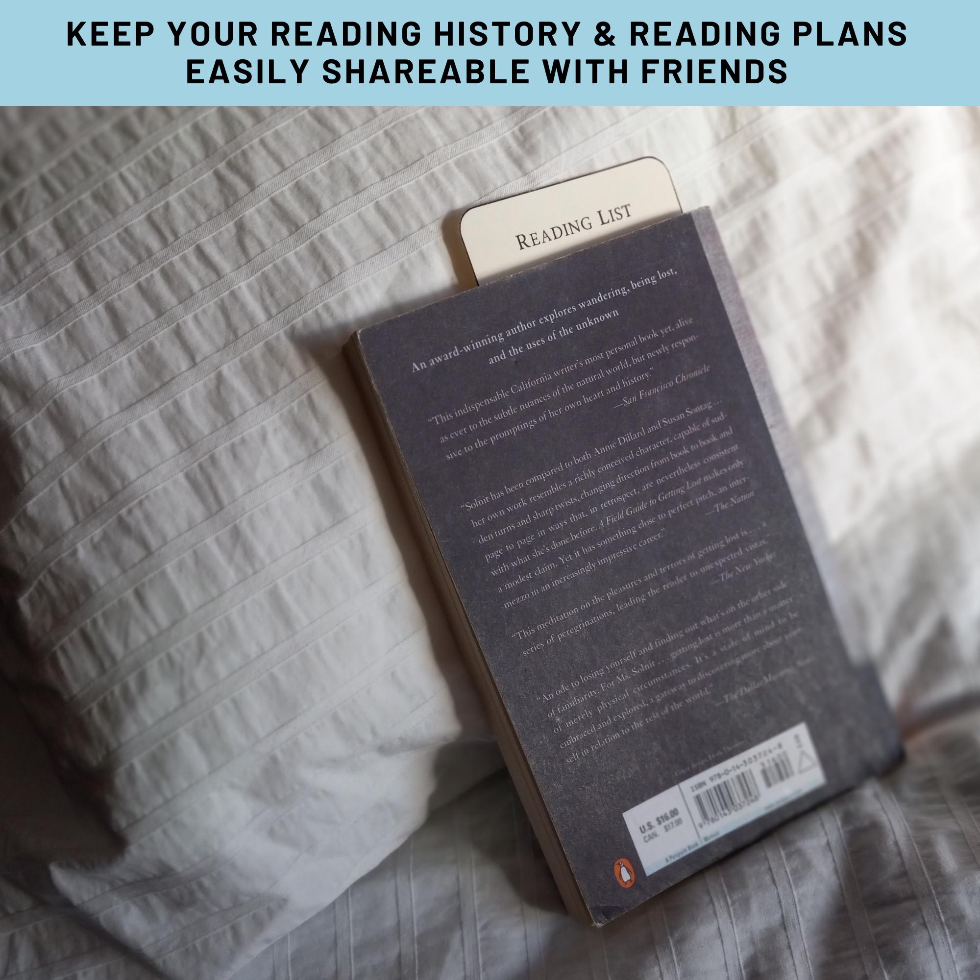 2025 & Undated Reading List Bookmark: Printable Book Tracker Set - Etsy