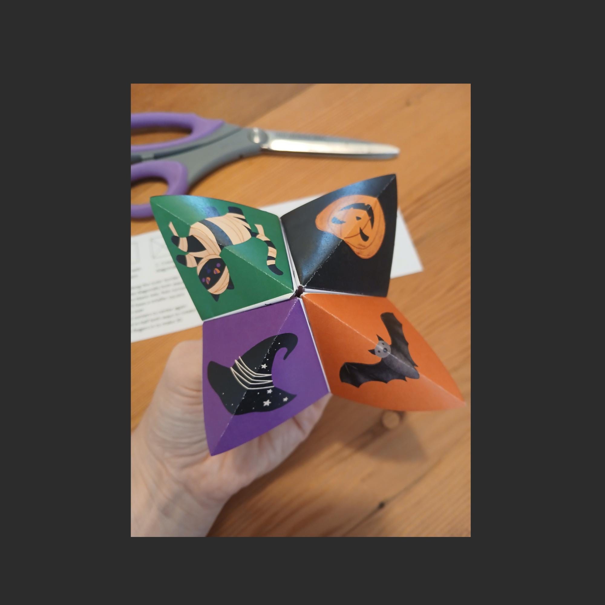 Halloween Would You Rather Cootie Catcher Game (printable PDF) - Etsy