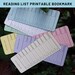 Book Review & Reading List Bookmark Set – Printable Book Club Companion ...