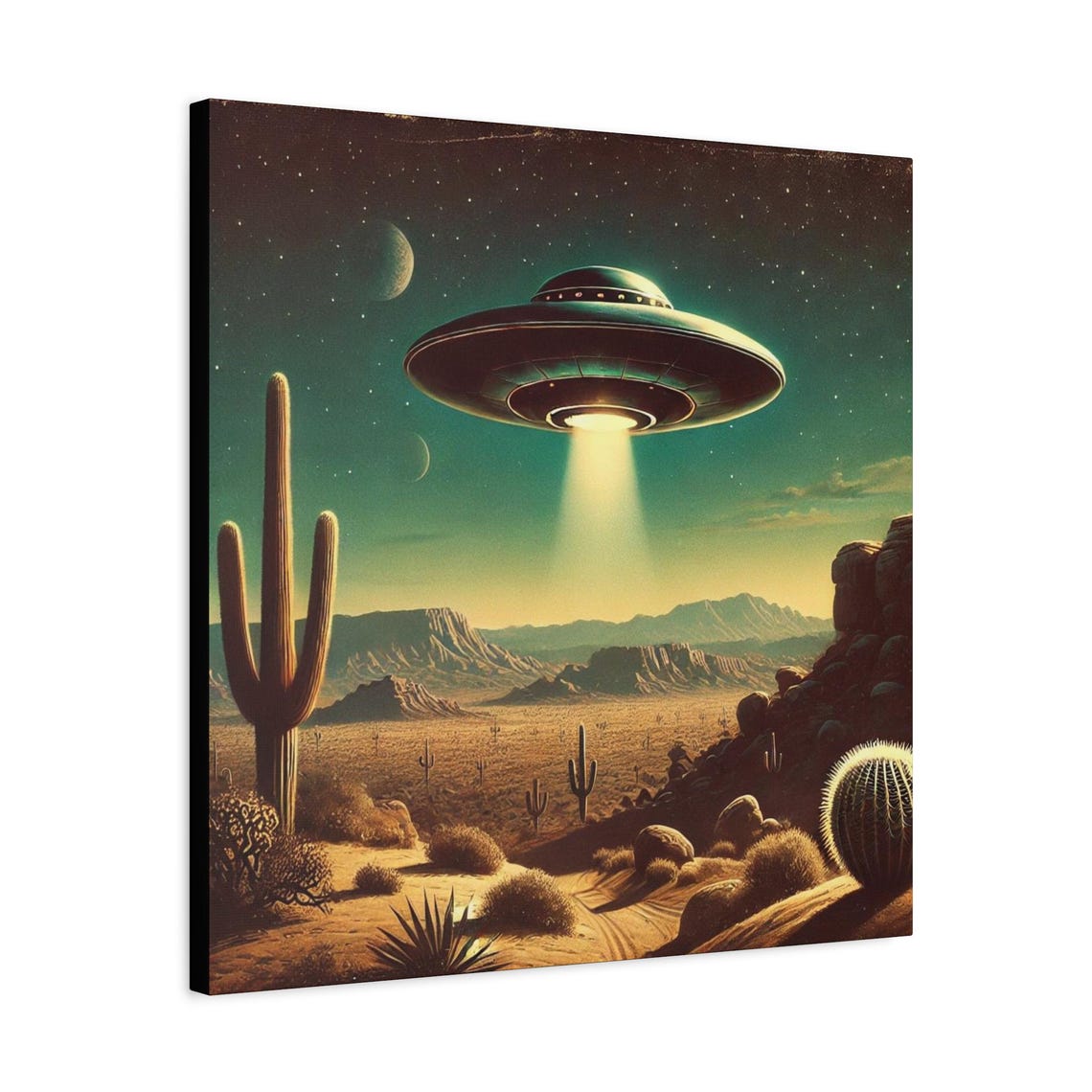 UFO Wall Art, UFO, Roswell, Contact, Alien Abduction, Alien, Coverup ...