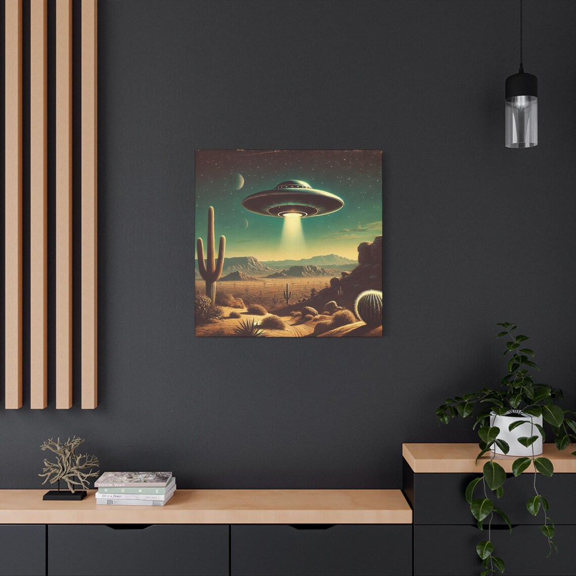 UFO Wall Art, UFO, Roswell, Contact, Alien Abduction, Alien, Coverup ...