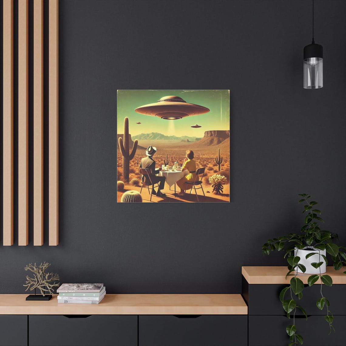 UFO Wall Art, UFO, Roswell, Contact, Alien Abduction, Alien, Coverup ...
