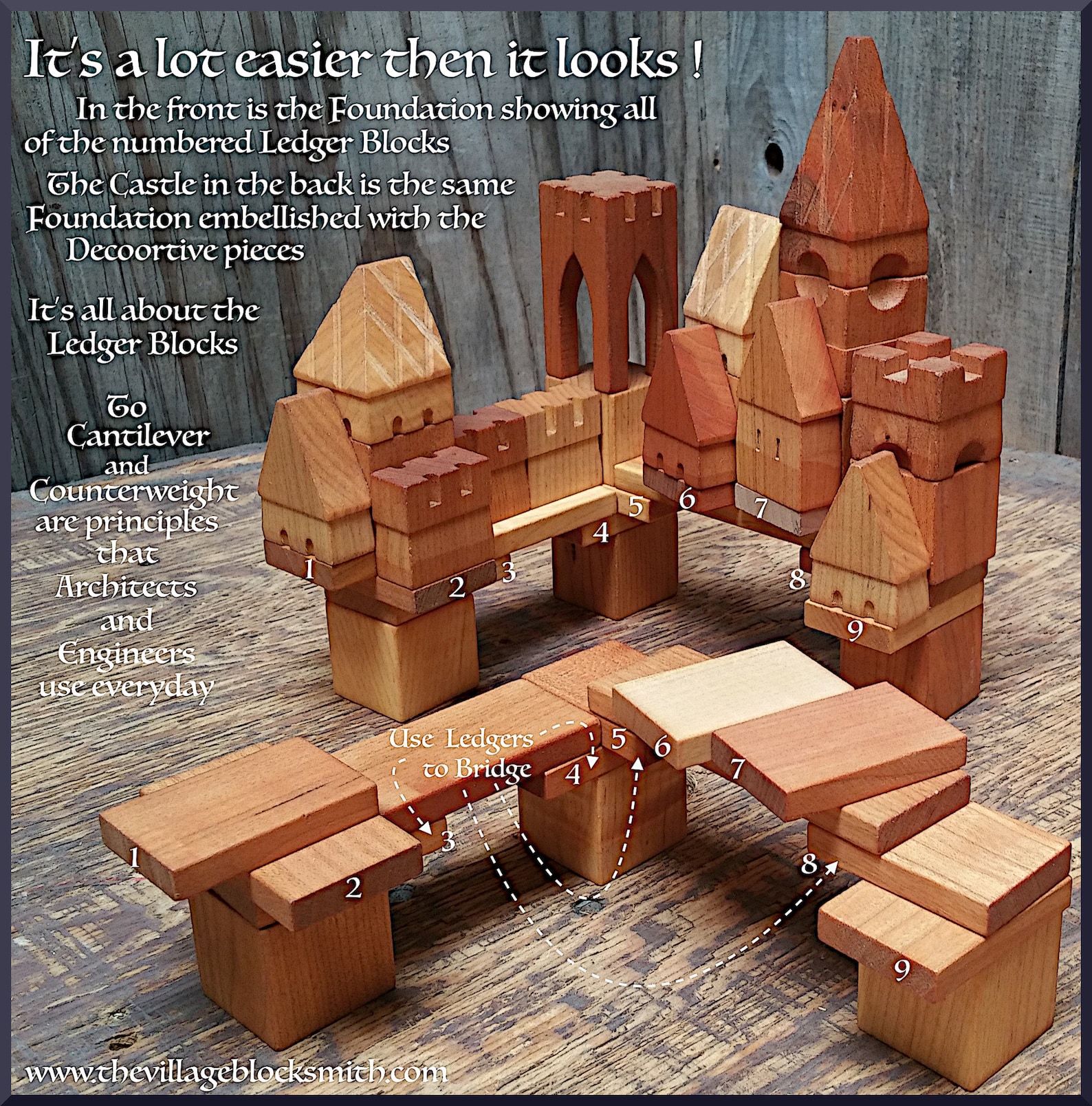 200pc Deluxe Castle Building Blocks | Etsy