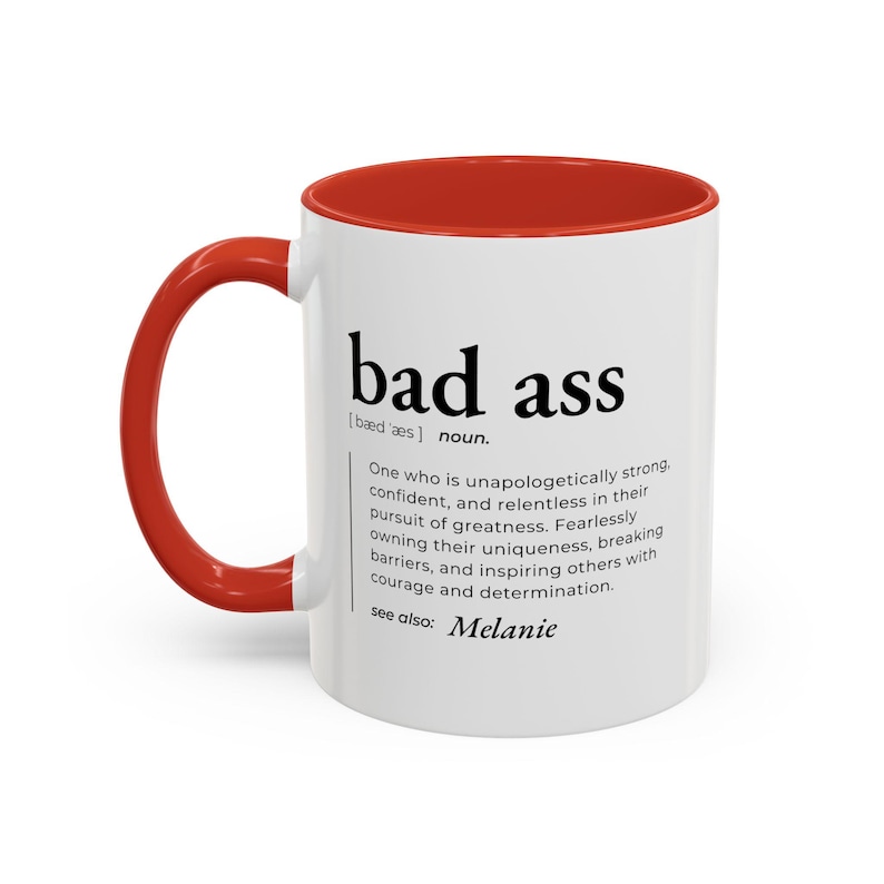Bad Ass Custom Name Mug, Empowering Gift for Coworkers, Moms ...