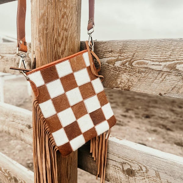 Checkered Purse - Etsy