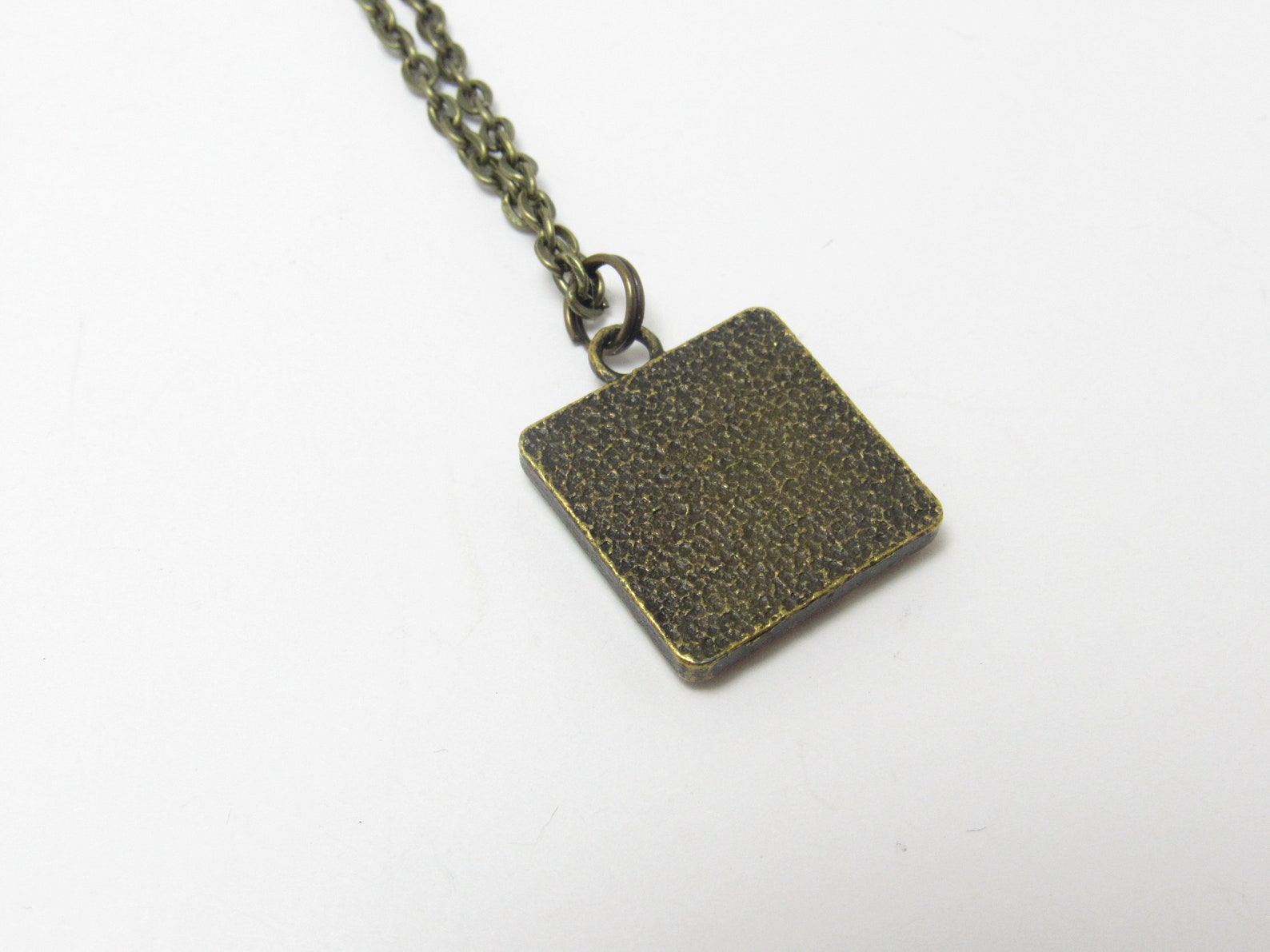 Forest Scene Necklace Tree Landscape Pendant Blue Green - Etsy