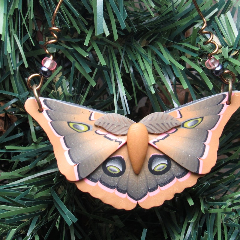 Moth Ornament - Etsy
