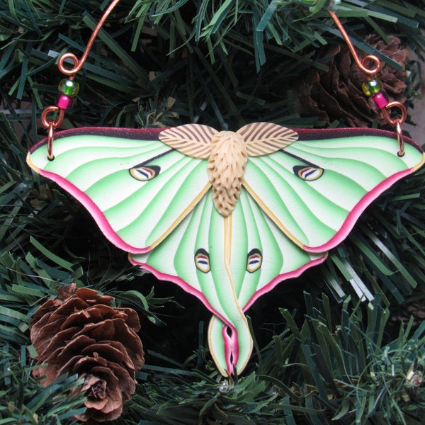 Moth Ornament - Etsy