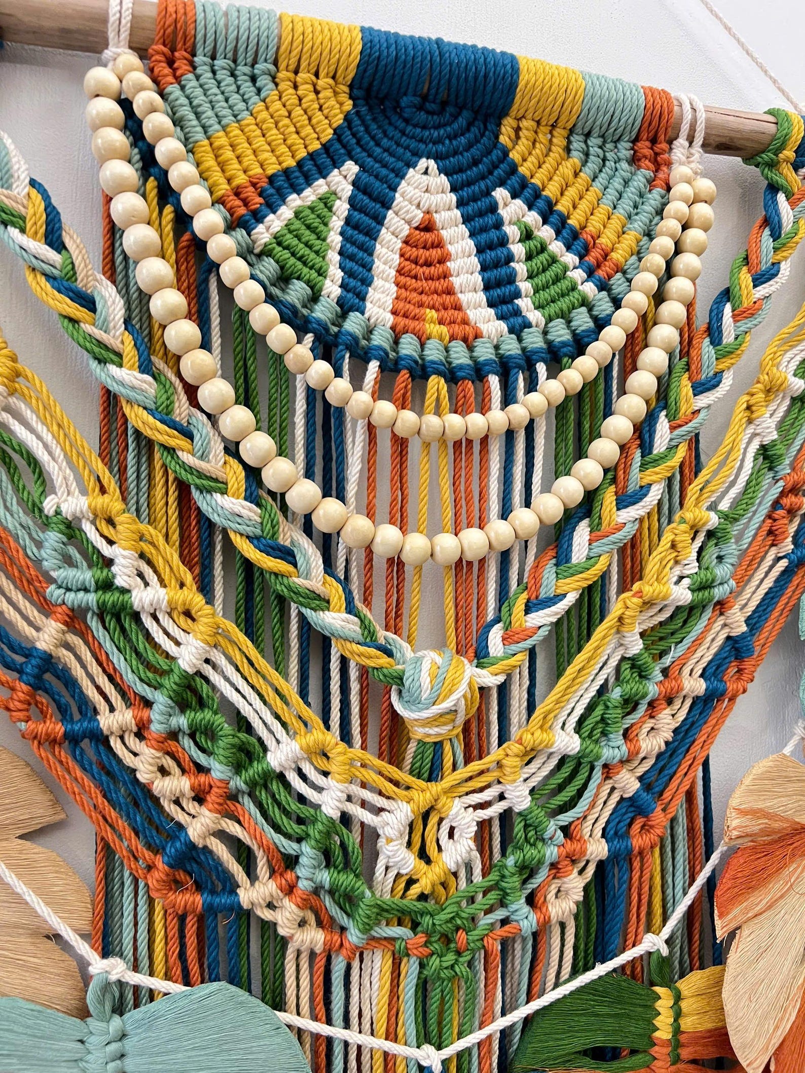 Extra Large Macrame Wall Hanging: Abstract Monstera Leaf Fiber Art - Etsy