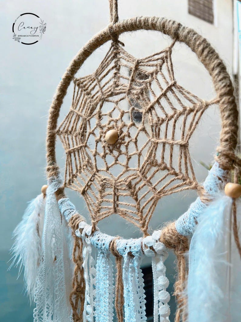 Dream Catcher Authentic | Ojibwe | Dreamcatcher | Large Brown Dream ...