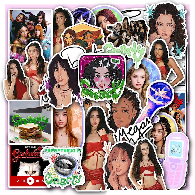 Katseye Sticker Packs - Etsy