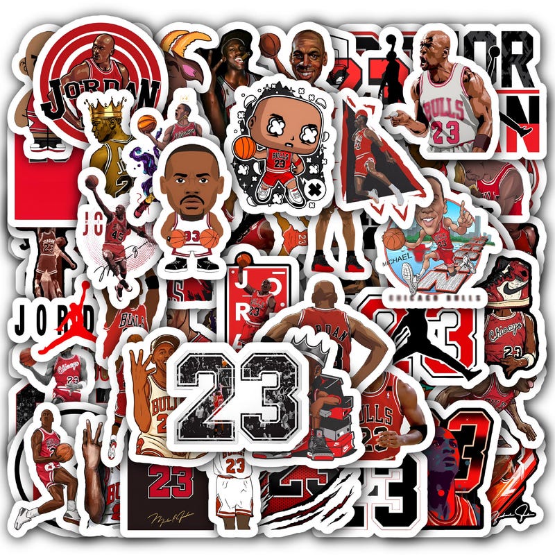Michael Jordan Stickers - Etsy
